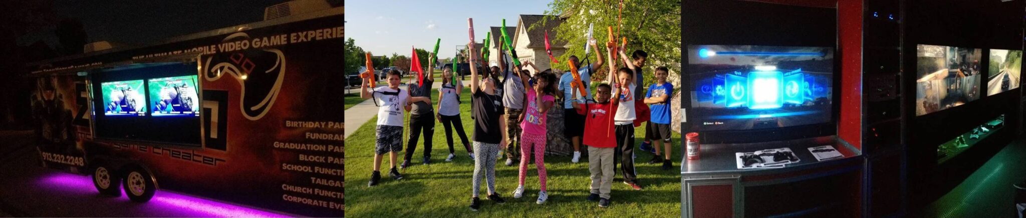 Zoom Mobile Gaming Kansas City | Video Game & Laser Tag Parties